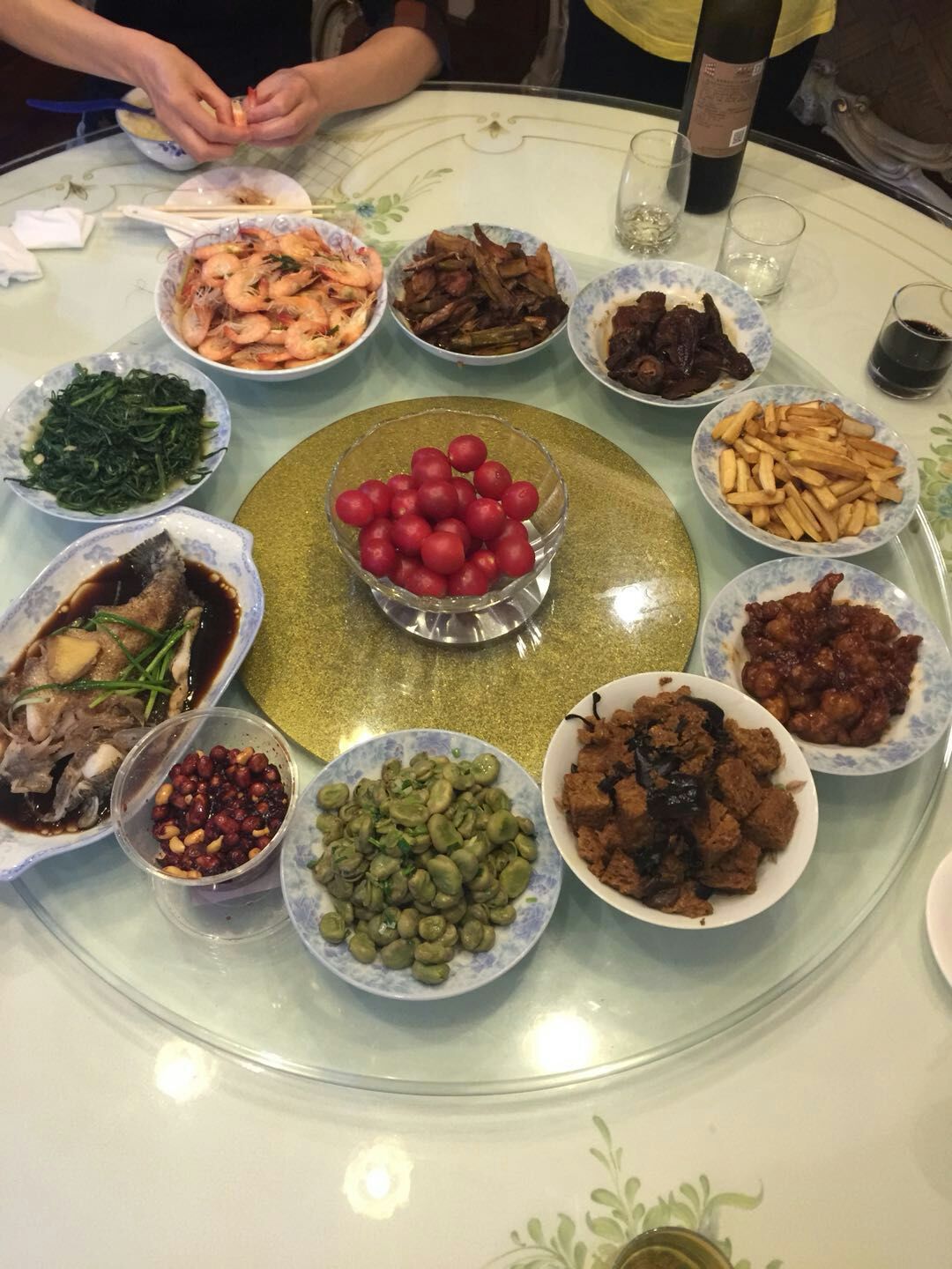 Chinesisches Essen für 6 Erwachsene • chiliblueten.com